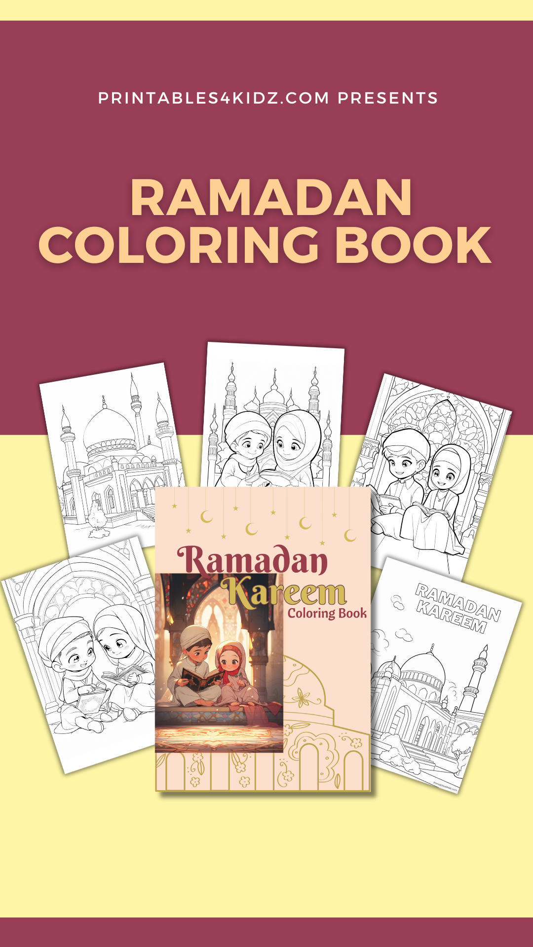 Free Ramadan Coloring Book | Printables4Kidz